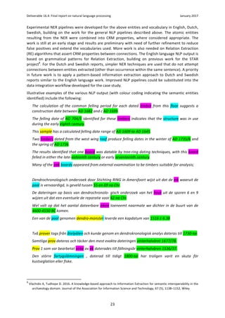 ARIADNE: Final Report on Natural Language Processing | PDF