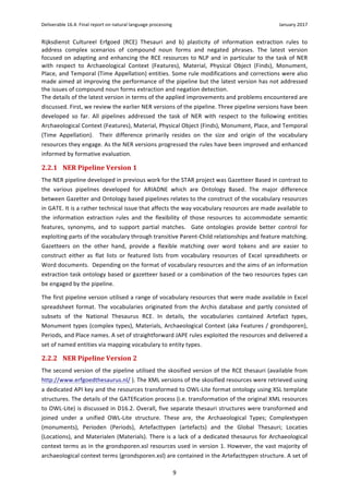 ARIADNE: Final Report on Natural Language Processing | PDF