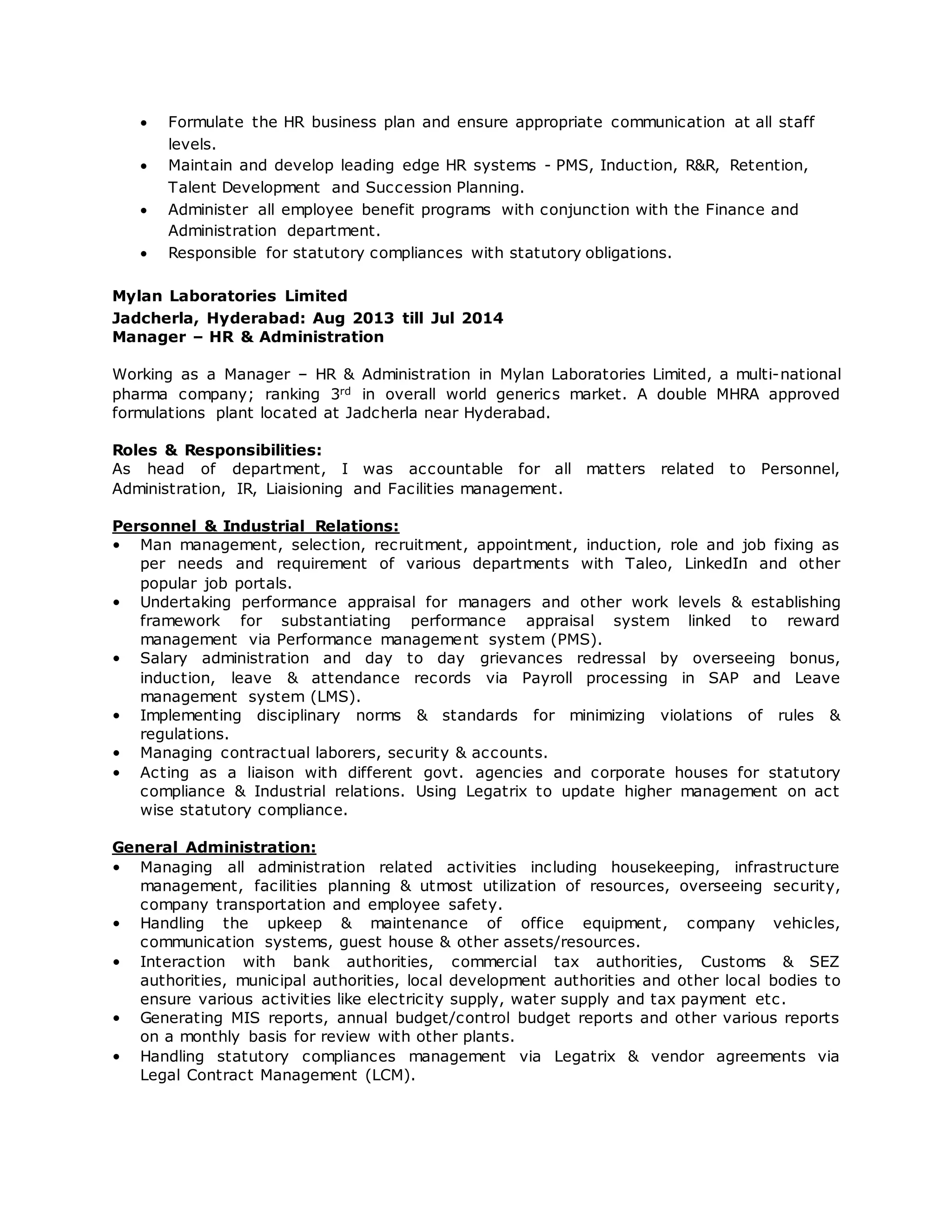 Javed Resume1 | DOCX