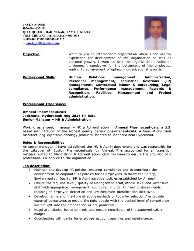 Javed Resume1 | PDF