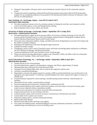 Jamey Lynn Cordery Resume 10-11-16 wo letters | PDF