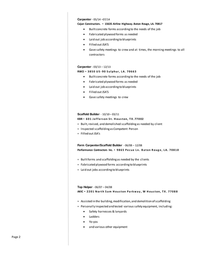 Brian Oliver SS Resume | PDF
