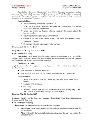 Quality Controller | PDF