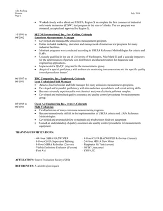 0716 John Rosburg Resume | PDF
