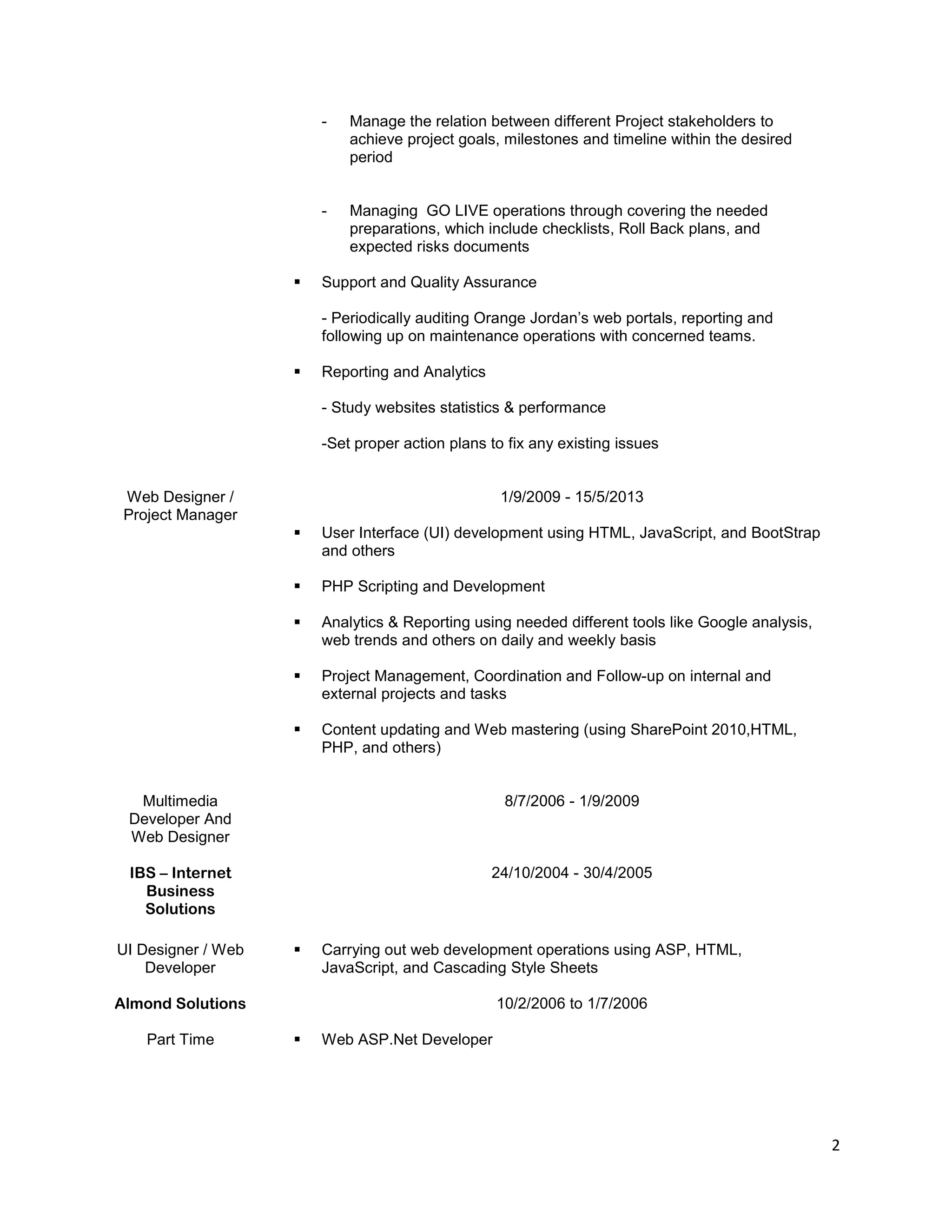 HASAN ABU-ODEH CV | PDF