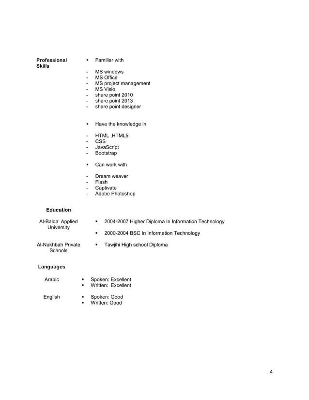 HASAN ABU-ODEH CV | PDF