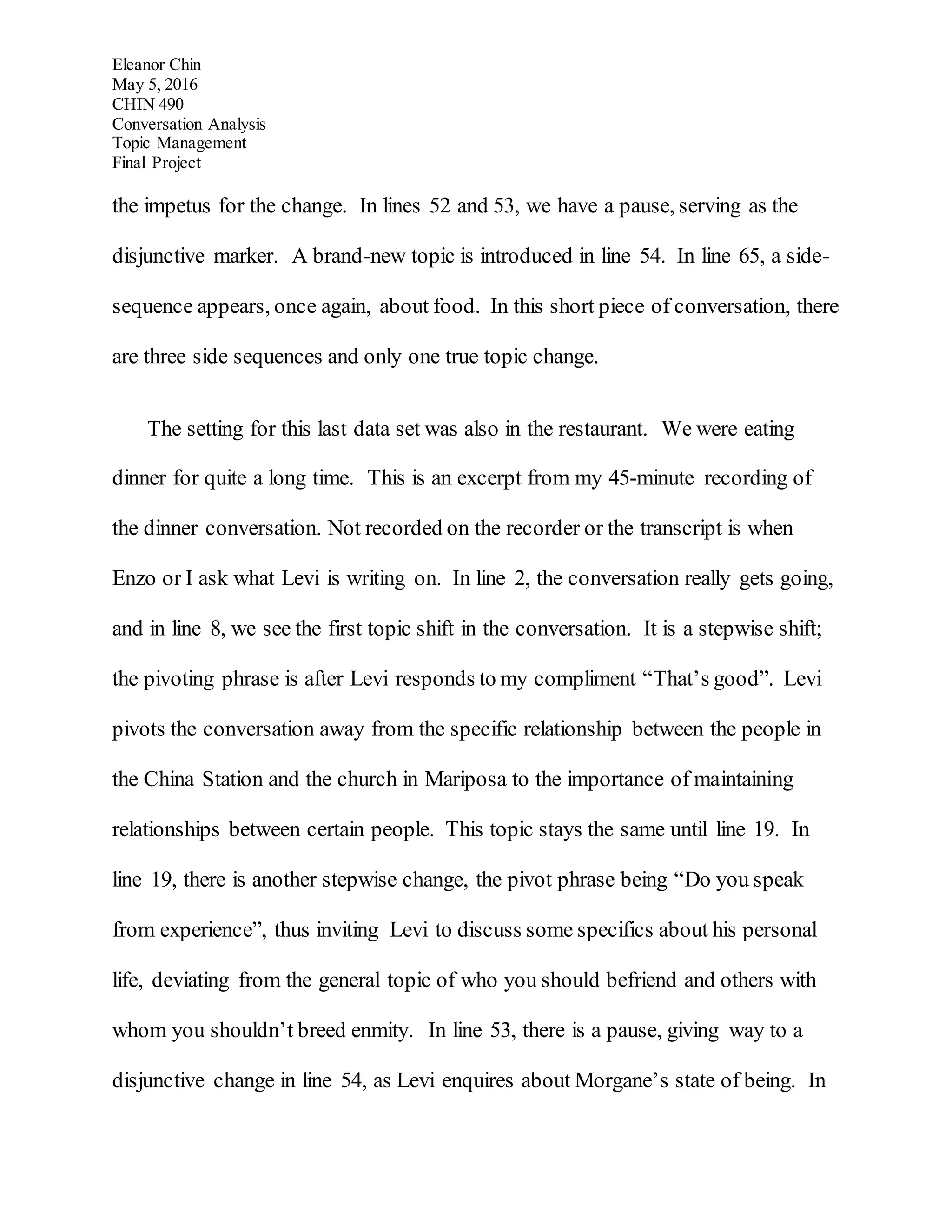 Topic management | DOCX