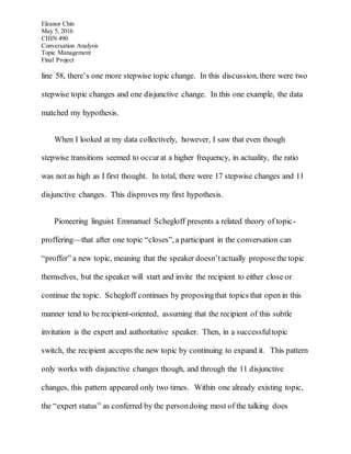 Topic management | DOCX