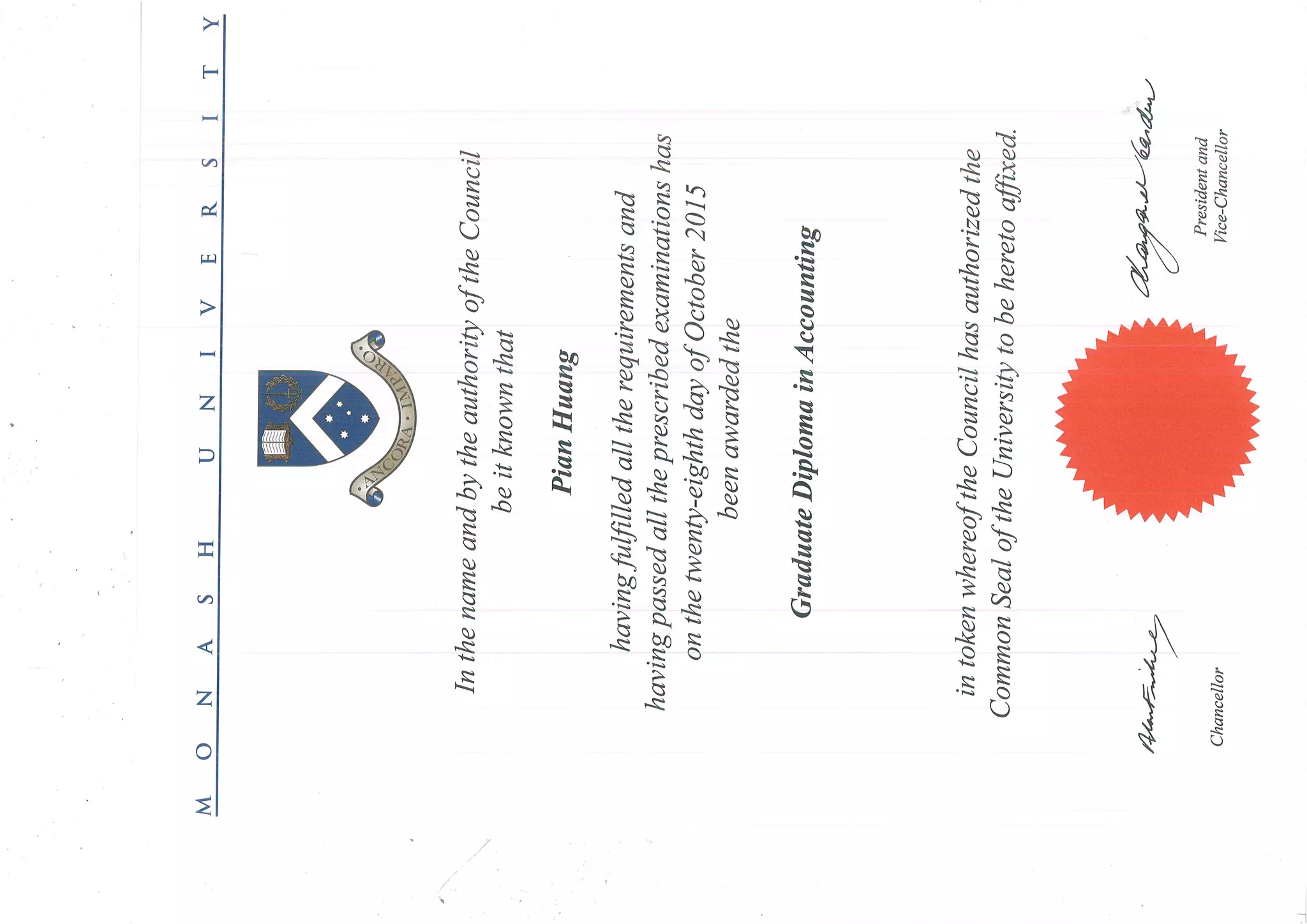 grad diploma in accounting | PDF