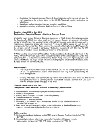 CV RAJESH LONKAR | PDF