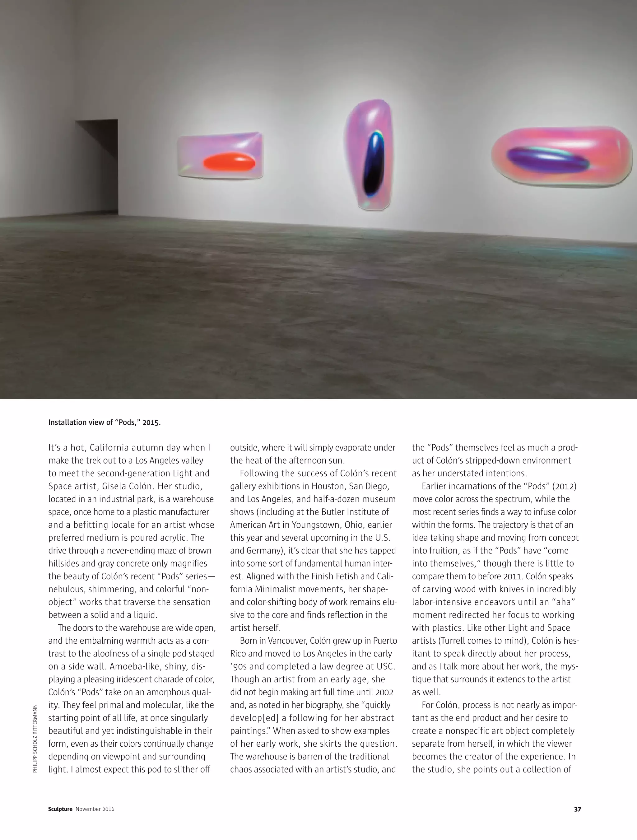 Gisela Colon Sculpture DDansby | PDF