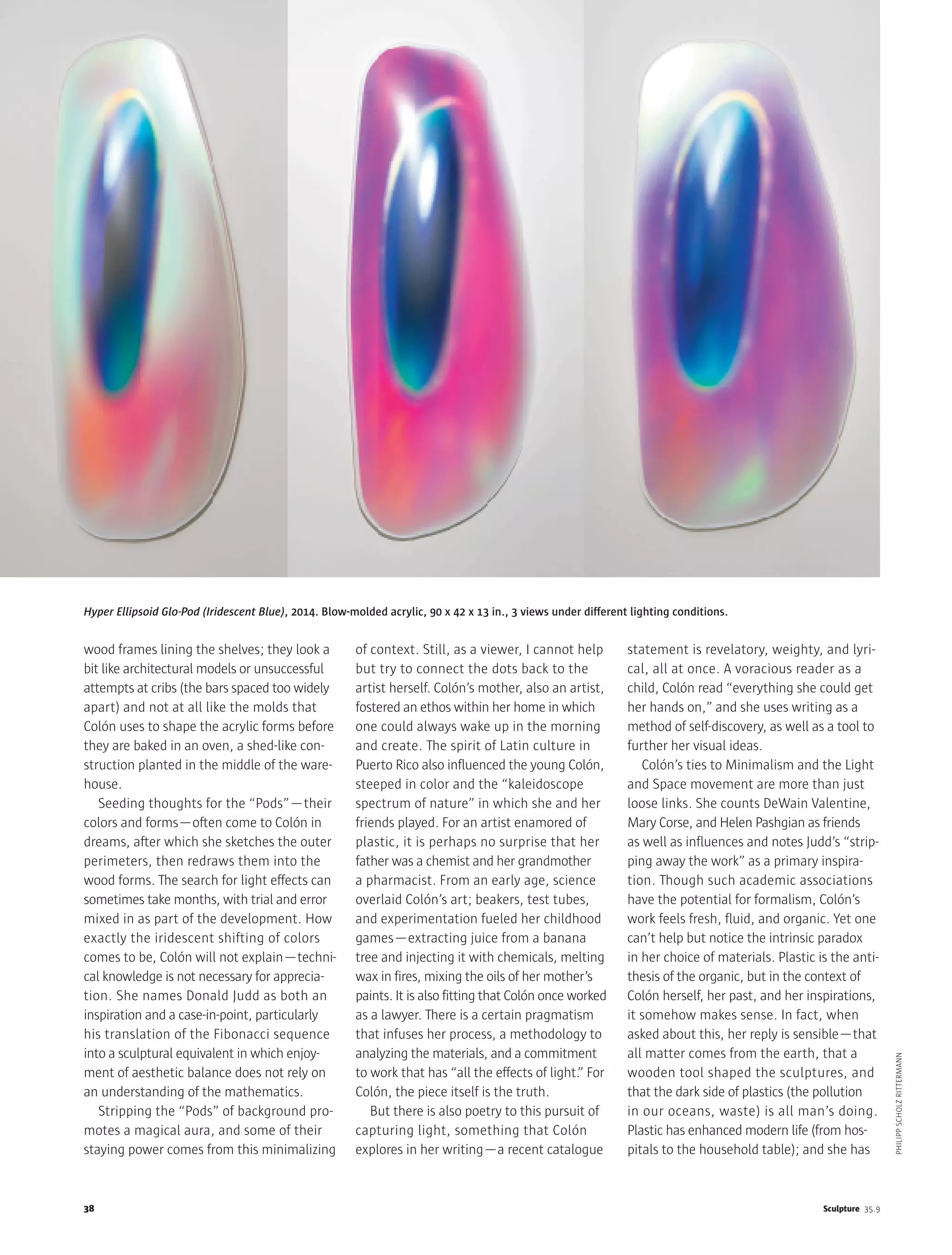 Gisela Colon Sculpture DDansby | PDF