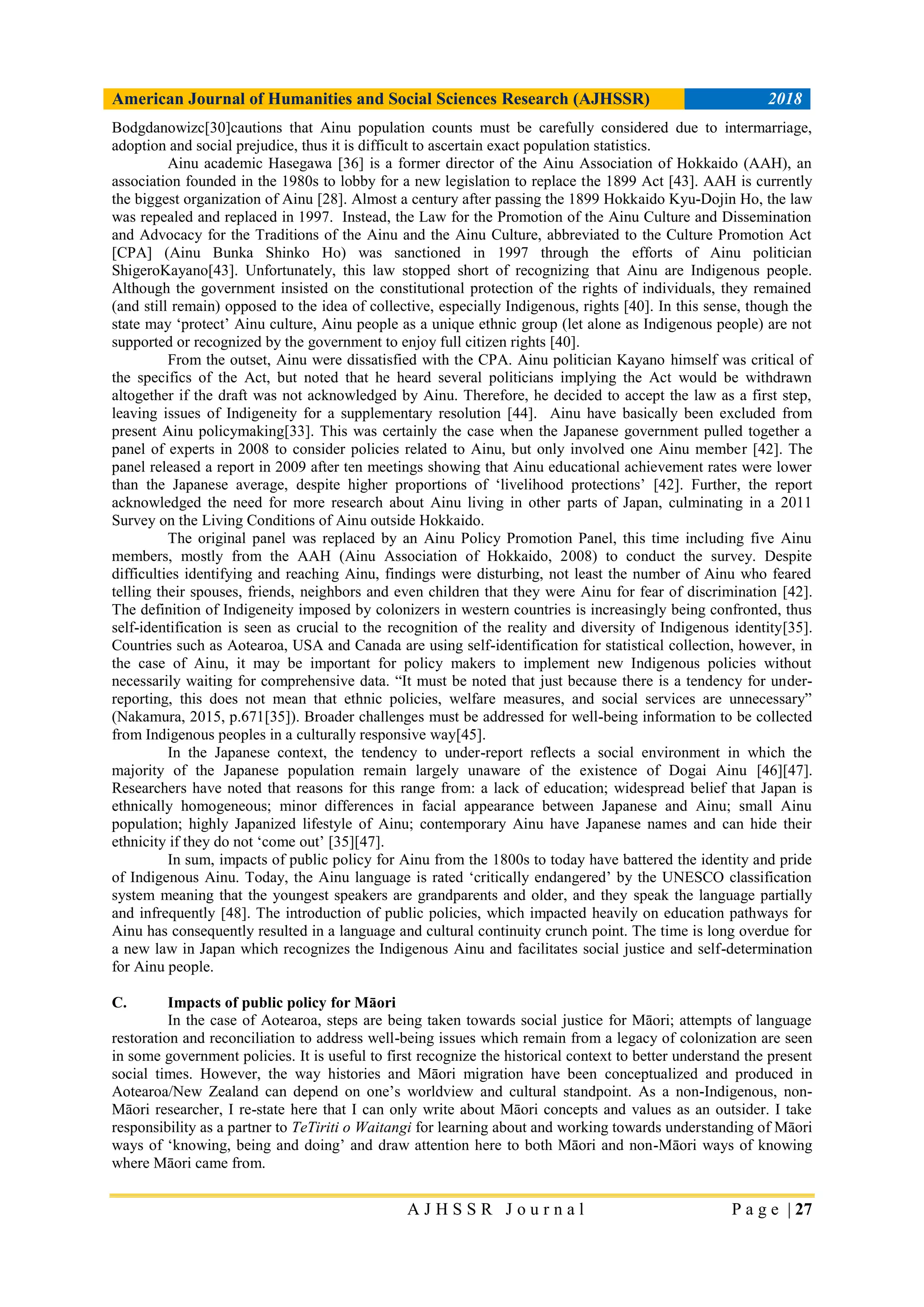 Cultural continuity, Indigenous identity, language and education ...
