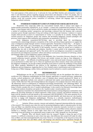 Cultural continuity, Indigenous identity, language and education ...