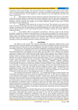 Cultural continuity, Indigenous identity, language and education ...