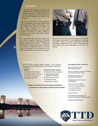 TTD Brochure | PDF
