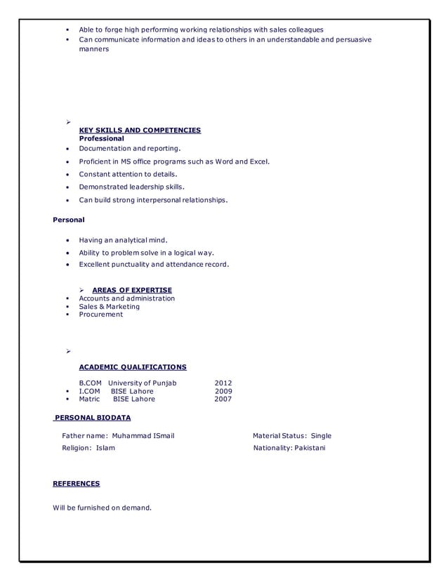 Abid Aziz CV (1) | PDF