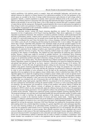 Recent Trends in Incremental Clustering: A Review | PDF