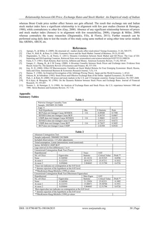Relationship between Oil Price, Exchange Rates and Stock Market: An ...