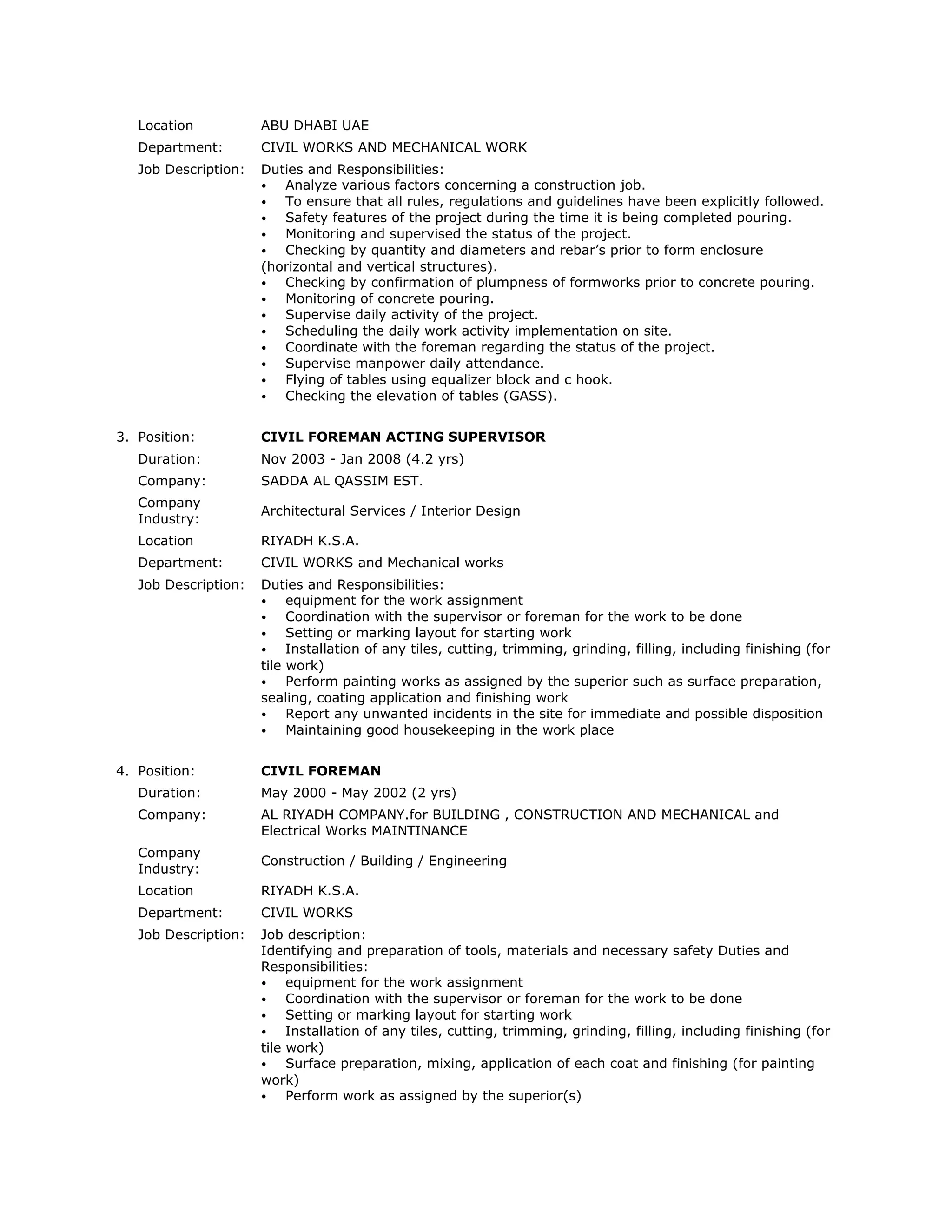 RESUME VICTOR | PDF | Civil Engineering Industry | Industries