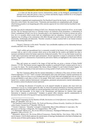 Promoting Chastity in Marriage through Marital Counseling In The Light ...