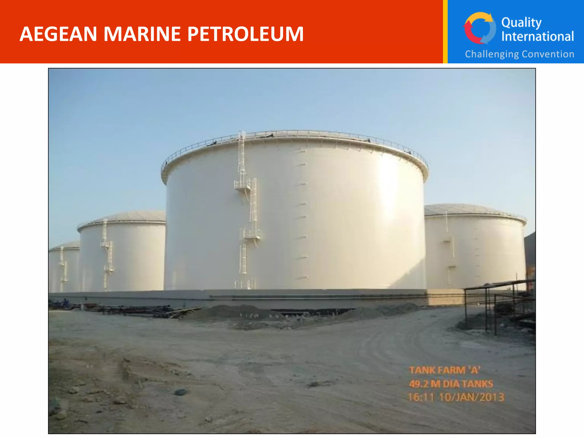 QICL Large Storage Tank Site Erection Capabilities | PDF | Chemistry ...