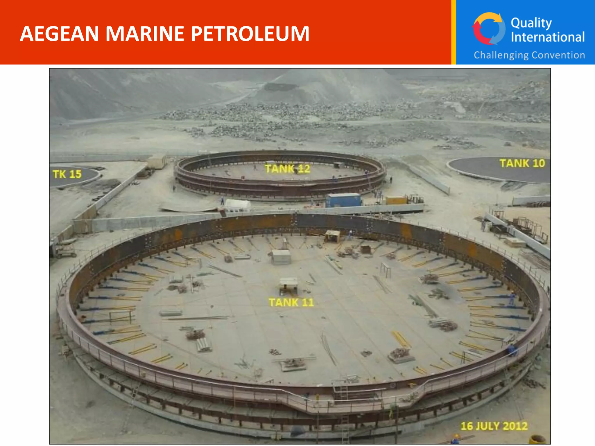 QICL Large Storage Tank Site Erection Capabilities | PDF | Chemistry ...