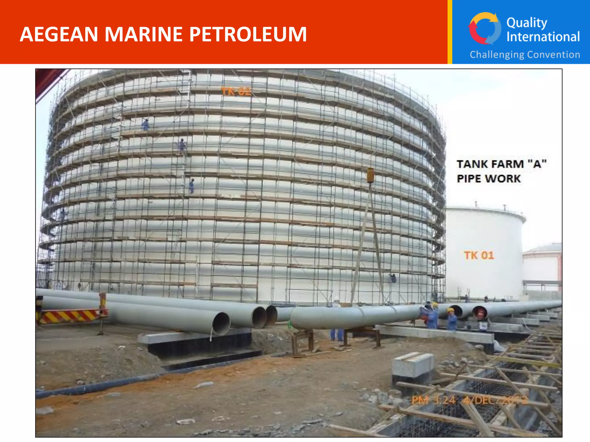 QICL Large Storage Tank Site Erection Capabilities | PDF | Chemistry ...