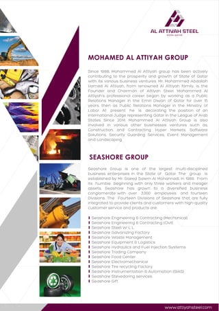 Brochure Al Attiyah Steel | PDF