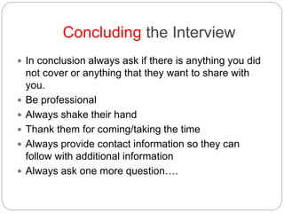 Interview Fundamentals ACFE Chapter Training | PPTX