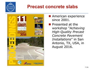 D1 (A1) Johan Silfwerbrand - Rapid Repair of Concrete Pavement Using ...