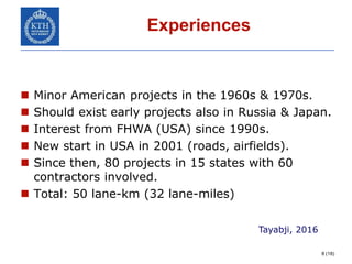 D1 (A1) Johan Silfwerbrand - Rapid Repair of Concrete Pavement Using ...