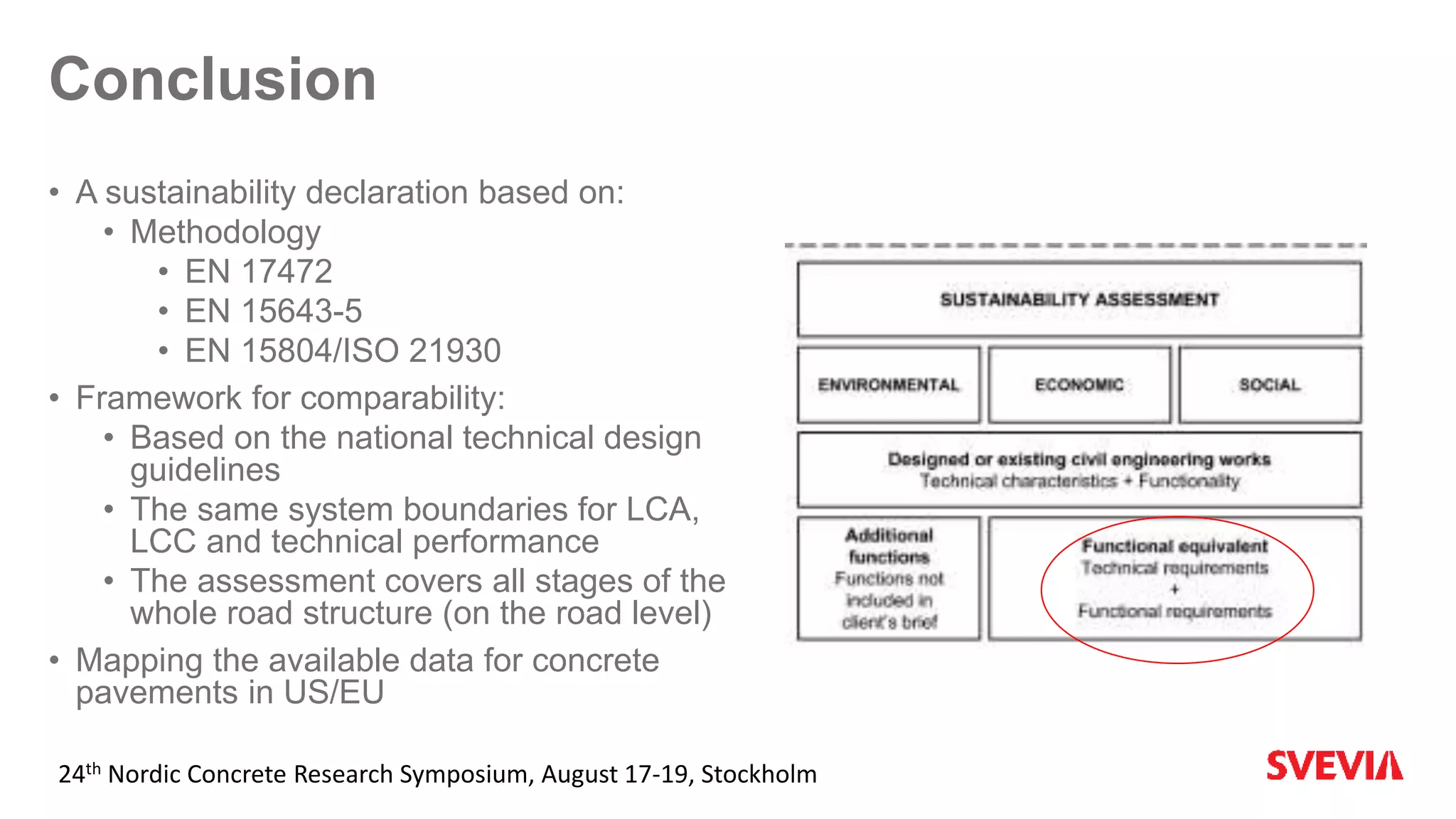 D1 (A1) Larissa Strömberg - Possibilities with LCA and LCCA for ...