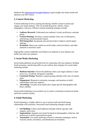 The Role of Digital Marketing in SME Growth | PDF