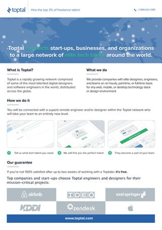 toptal-fact-sheet | PDF