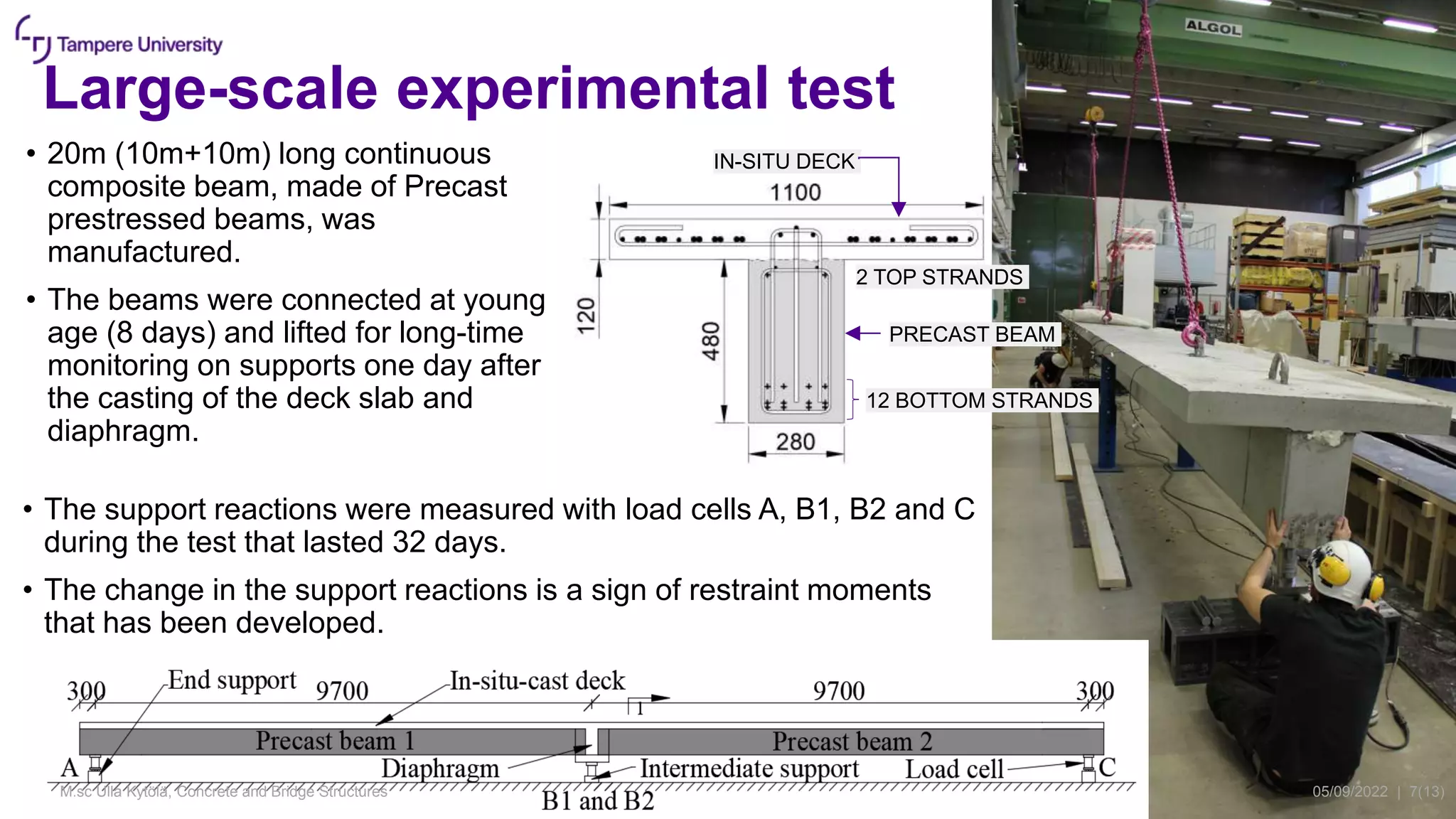 D1 (A3) Ulla Kytölä - Restraint moment tests on precast prestressed ...