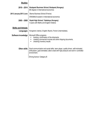 Varga Martin_cv | PDF