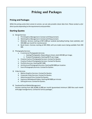 Frame Raid Proposal for Various Services | PDF