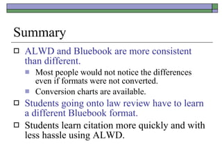 D1 alwd citation manual background 3d e | PPT
