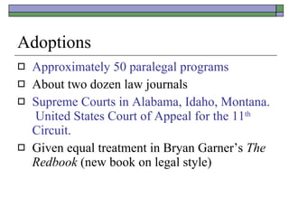 D1 alwd citation manual background 3d e | PPT