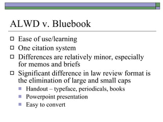 D1 alwd citation manual background 3d e | PPT