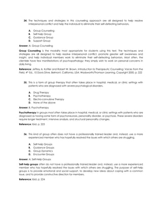 D1 and d2 (test manuals) | DOCX | Education