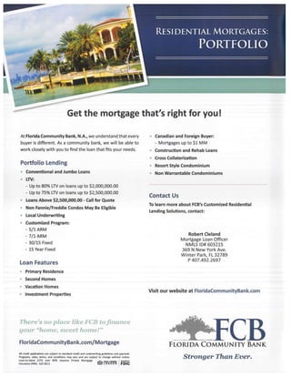 PORTFOLIO LOAN FLYER | PDF
