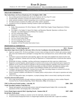 Evan D Jones Resume | DOCX