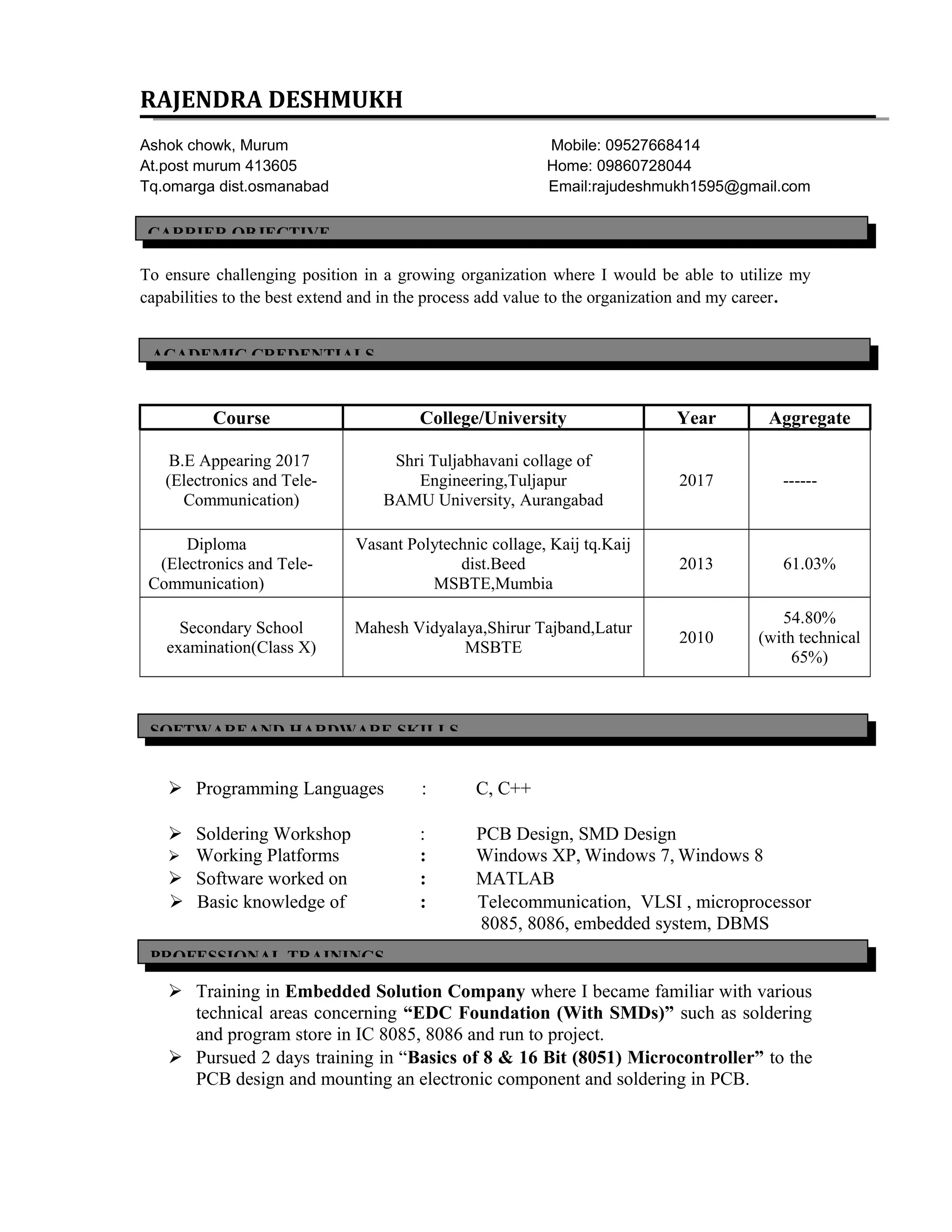 R.D.Deshmukh[1] | DOC | Computing | Technology & Computing