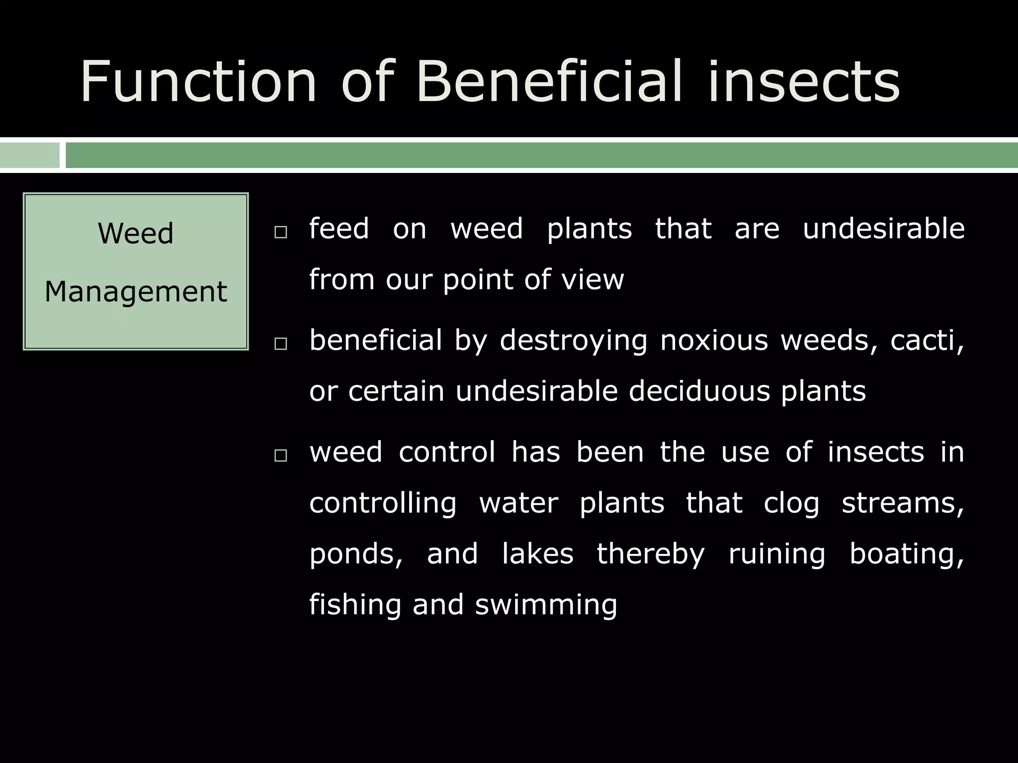 BENEFICIAL INSECTS | PPTX