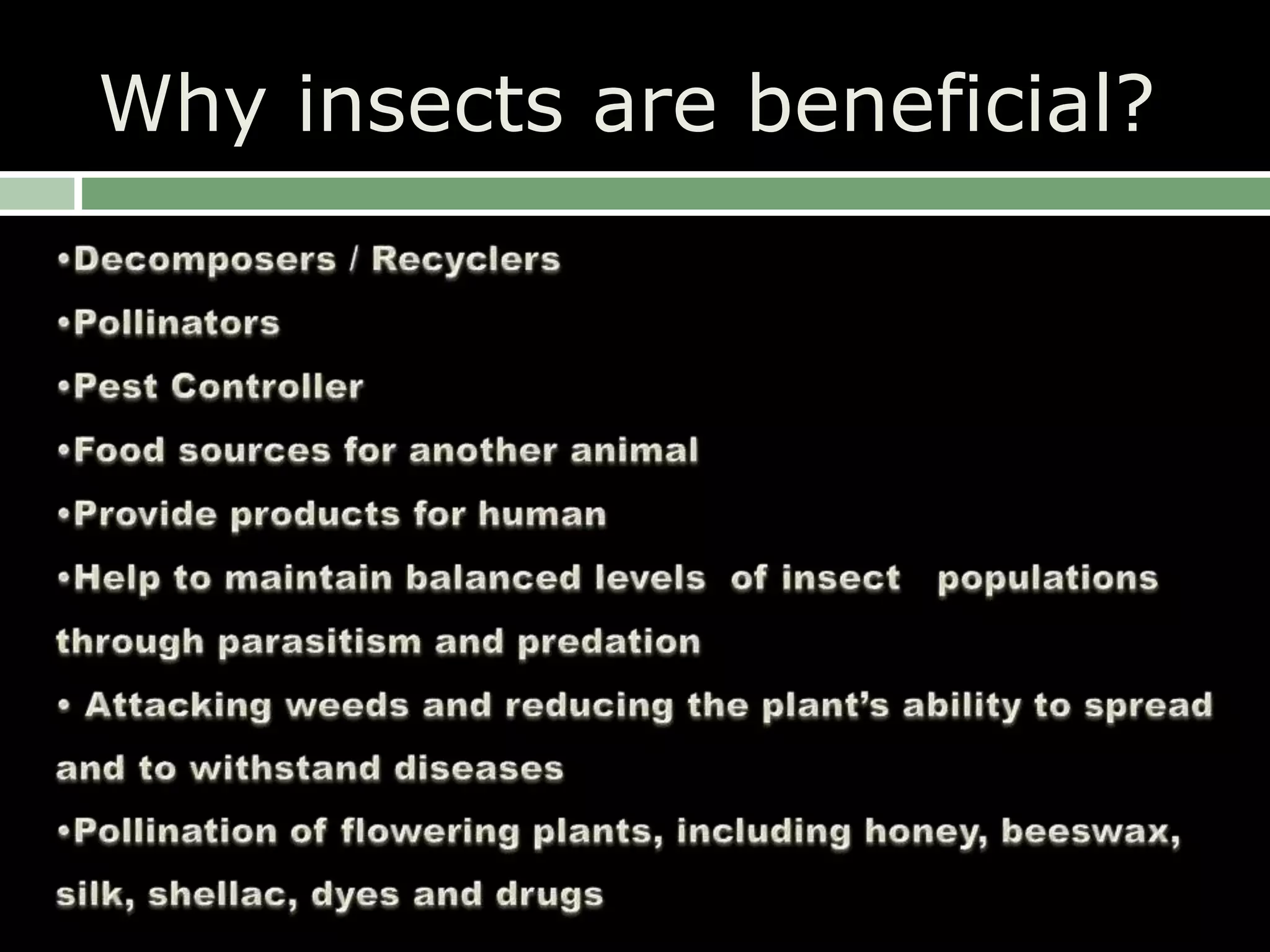 BENEFICIAL INSECTS | PPTX