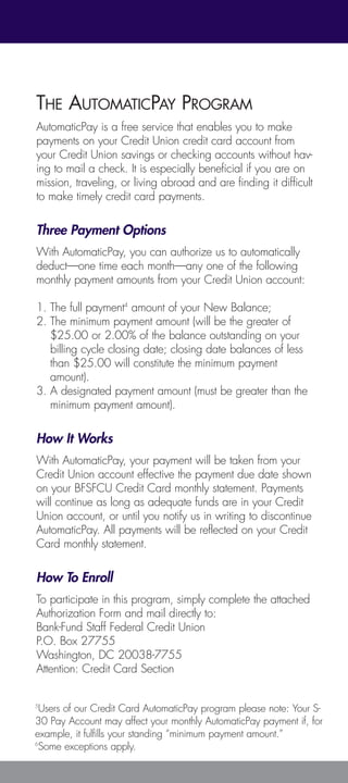 BFSFCU_Visa_Brochure4rev | PDF