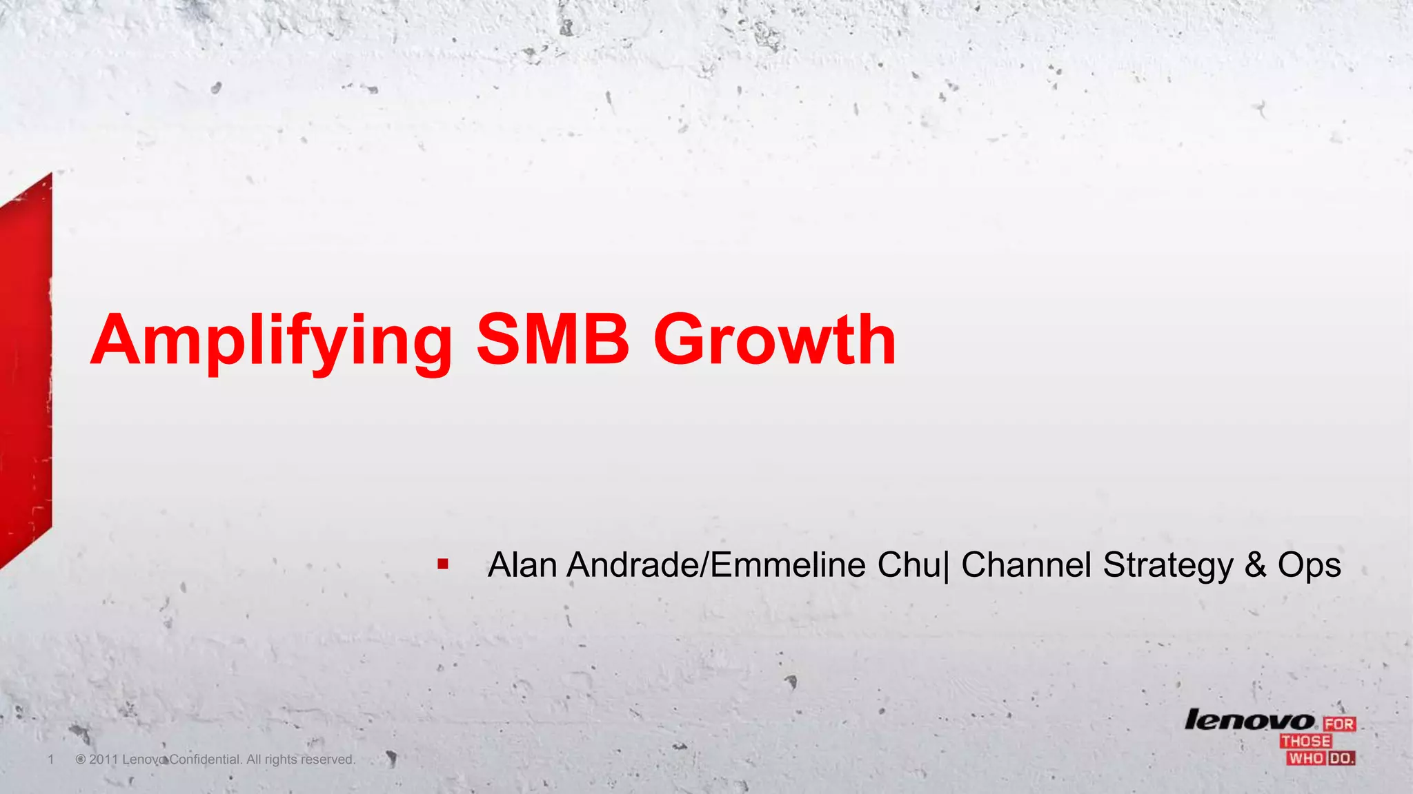 Amplifying SMB growth_Final presentation | PPT