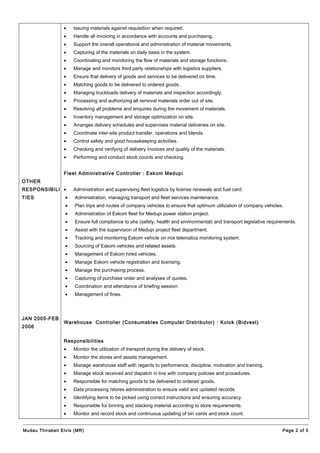 Thirabeli Elvis Mudau | DOC